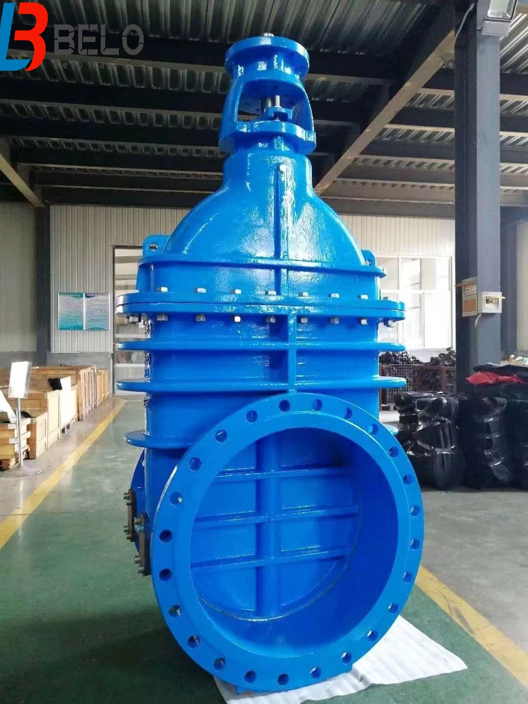 DIN 3352 F4 ductile iron metal to metal seated flange gate valves ...